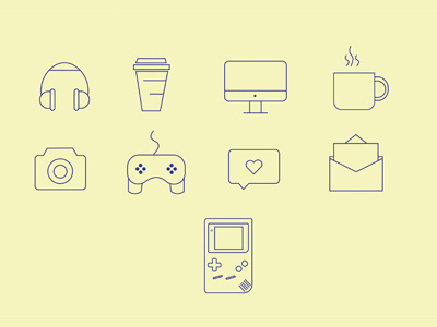 Minimal Icons by rabea benkadi on Dribbble