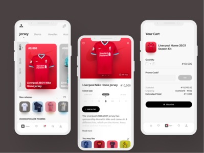 Football Kits App by Adewale Adebayo on Dribbble