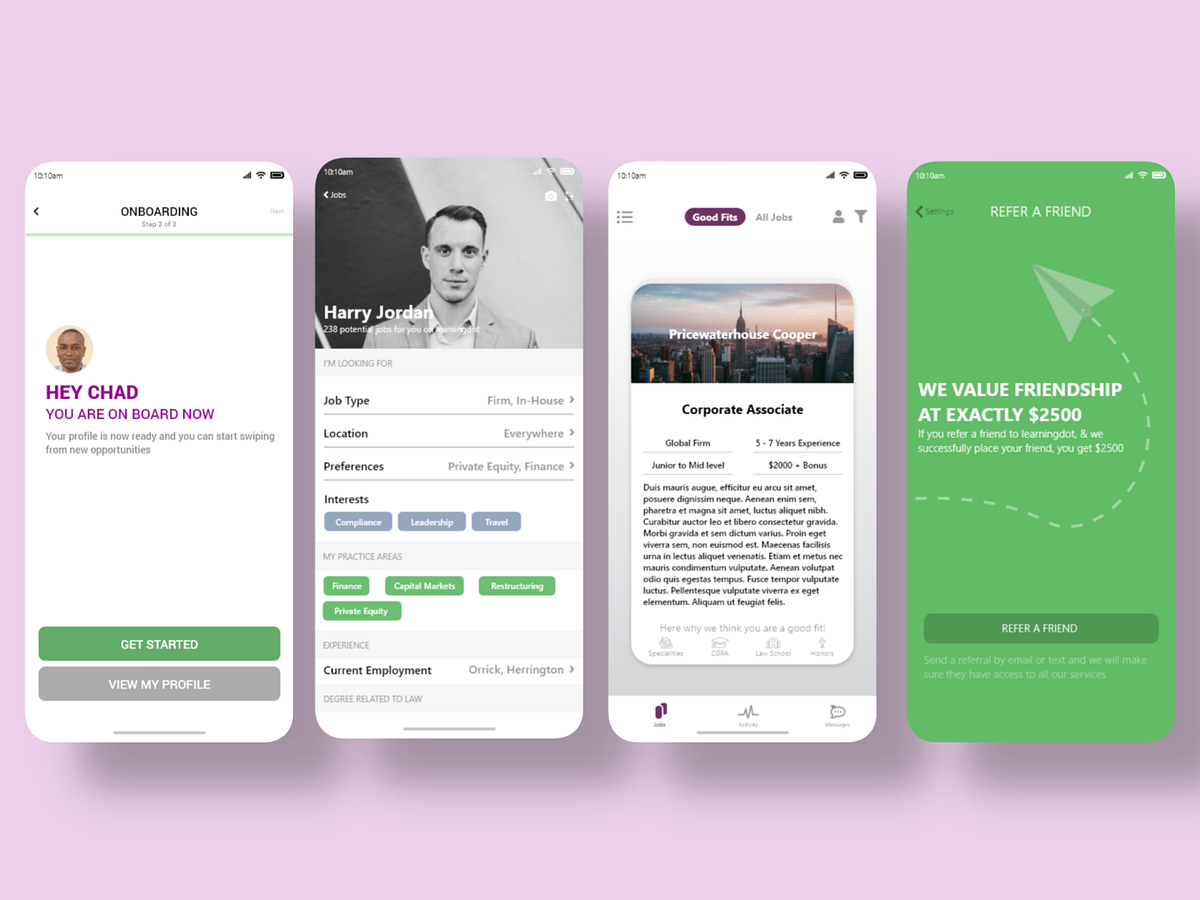 Job UI designs, themes, templates and downloadable graphic elements on ...