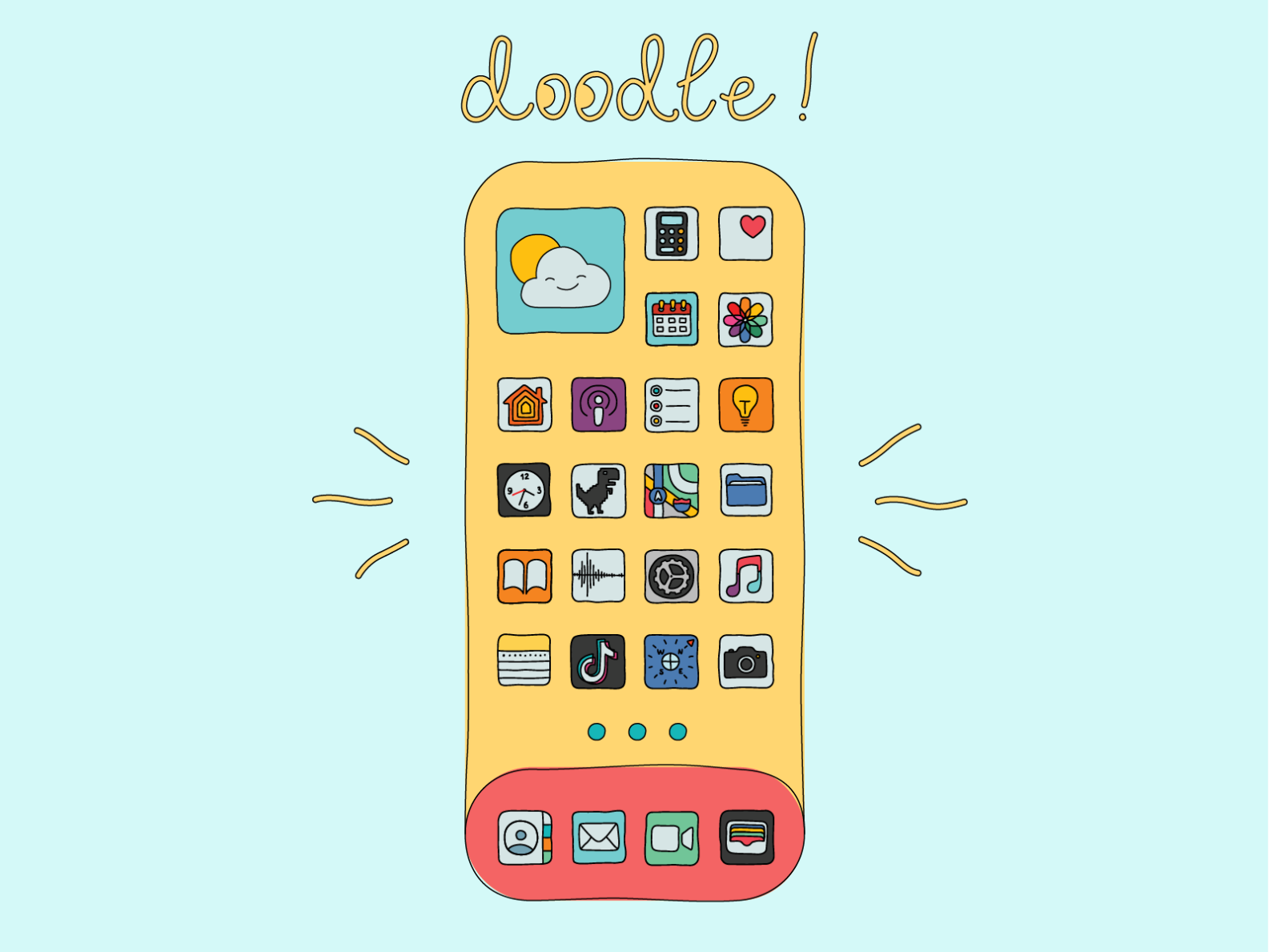 Doodle icons for your iOS by Sveta Tulenina on Dribbble