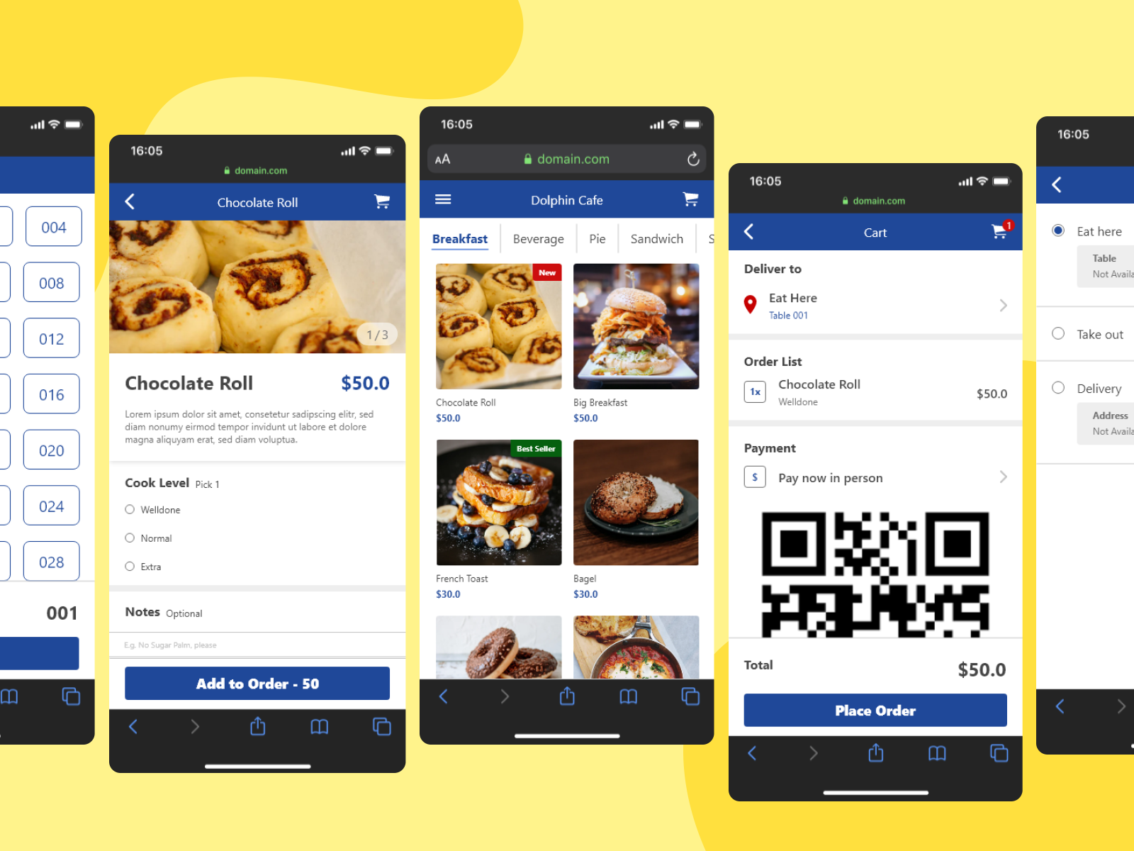 Responsive Web - Order Menu by Dheavira Putri on Dribbble