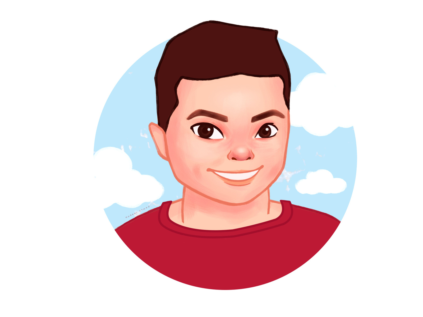Cute Anime Boy by Hadeer Ahmed on Dribbble
