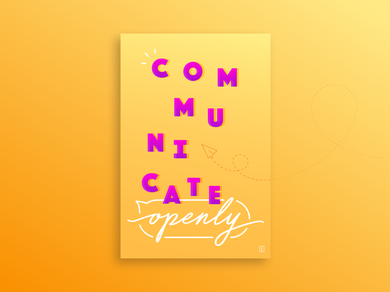 Communicate Openly by Amy Devereux for Envoy on Dribbble