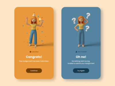 Daily UI Challenge 011 - Flash Message by Hemanth D on Dribbble