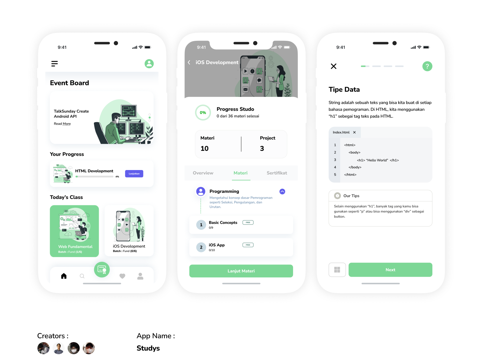 Study App Design by Neo Idv on Dribbble