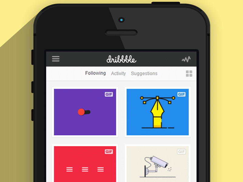 Dribbble Refresh by Naseer Ahmed on Dribbble