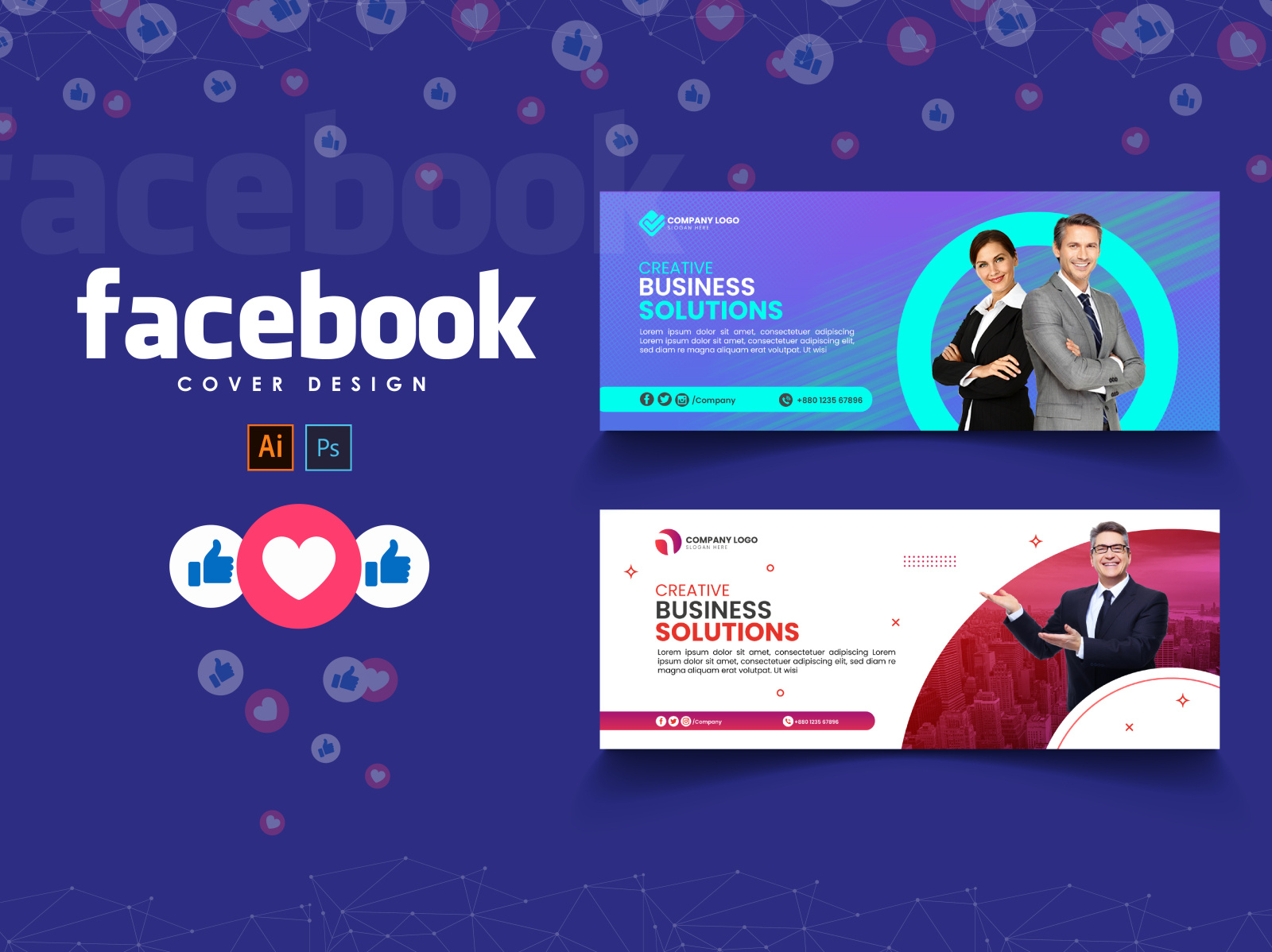 Facebook Cover Design Business Agency Facebook Cover Design By Noor 