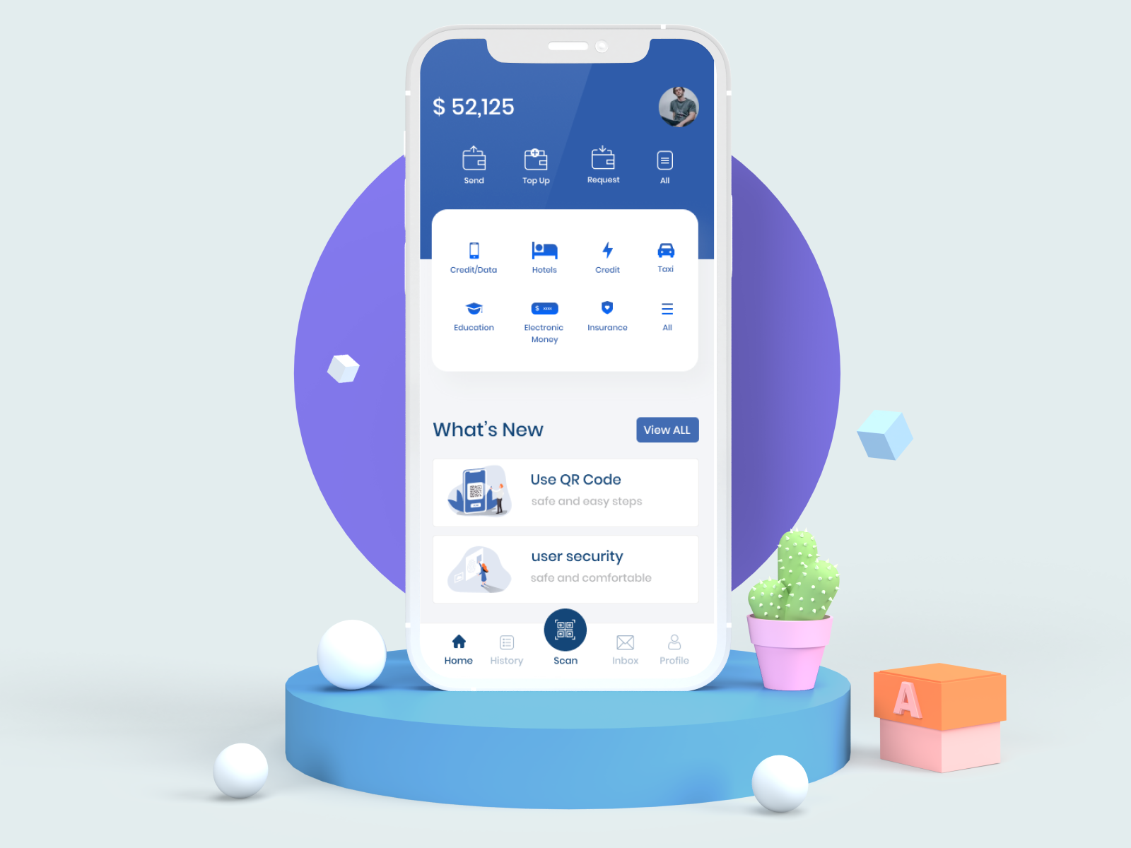 E-Wallet App UI by Ezeh Chukwuagoziem Emmanuel on Dribbble