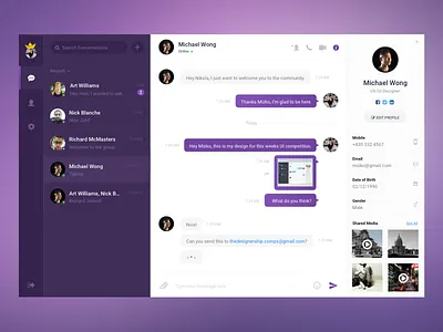 Desktop Chat designs, themes, templates and downloadable graphic ...