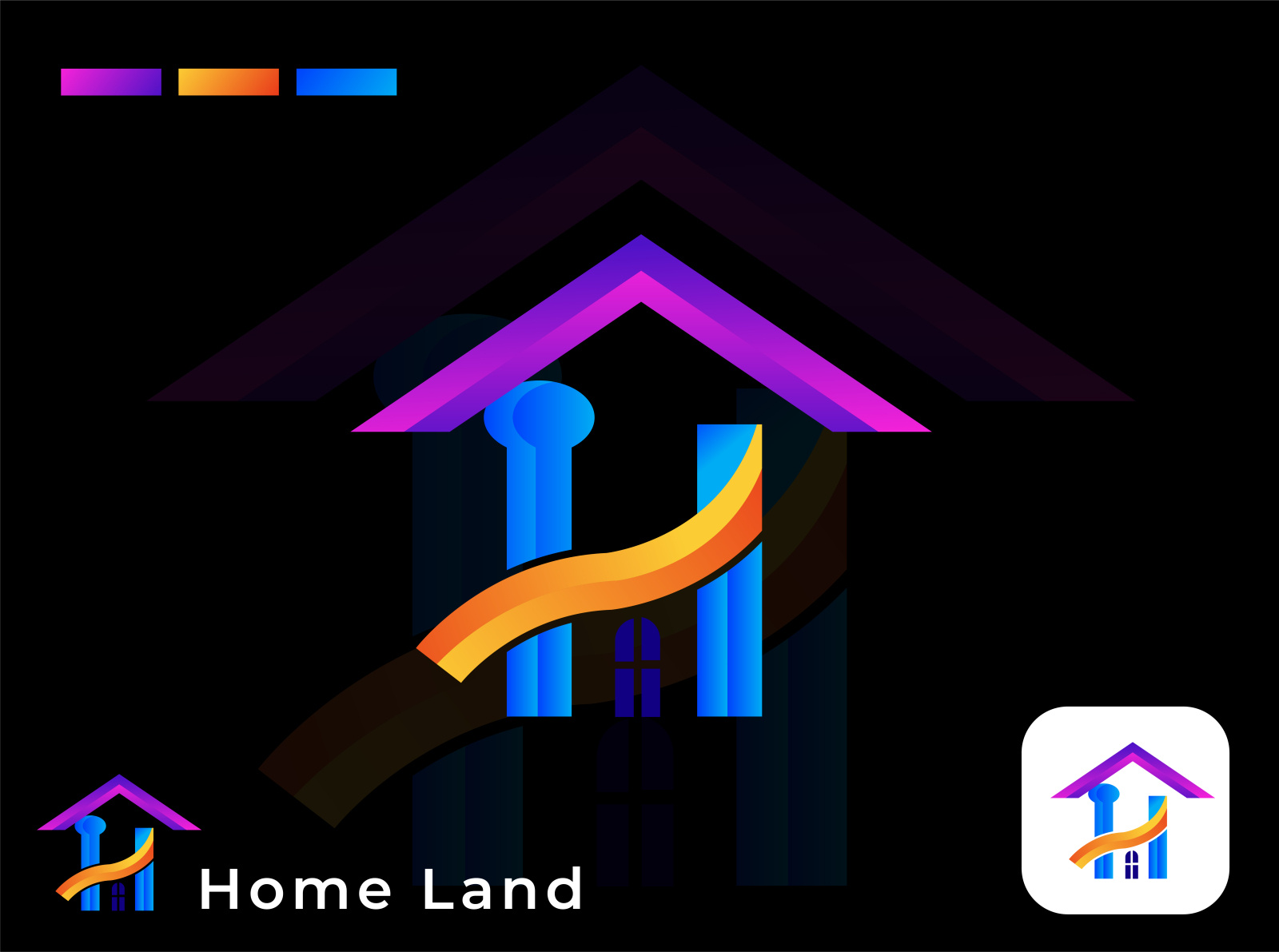Homeland logo by Biswajit bain on Dribbble