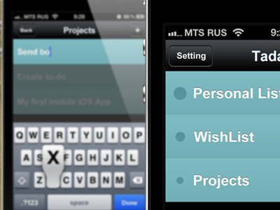 Tada List by Sasha Reush on Dribbble