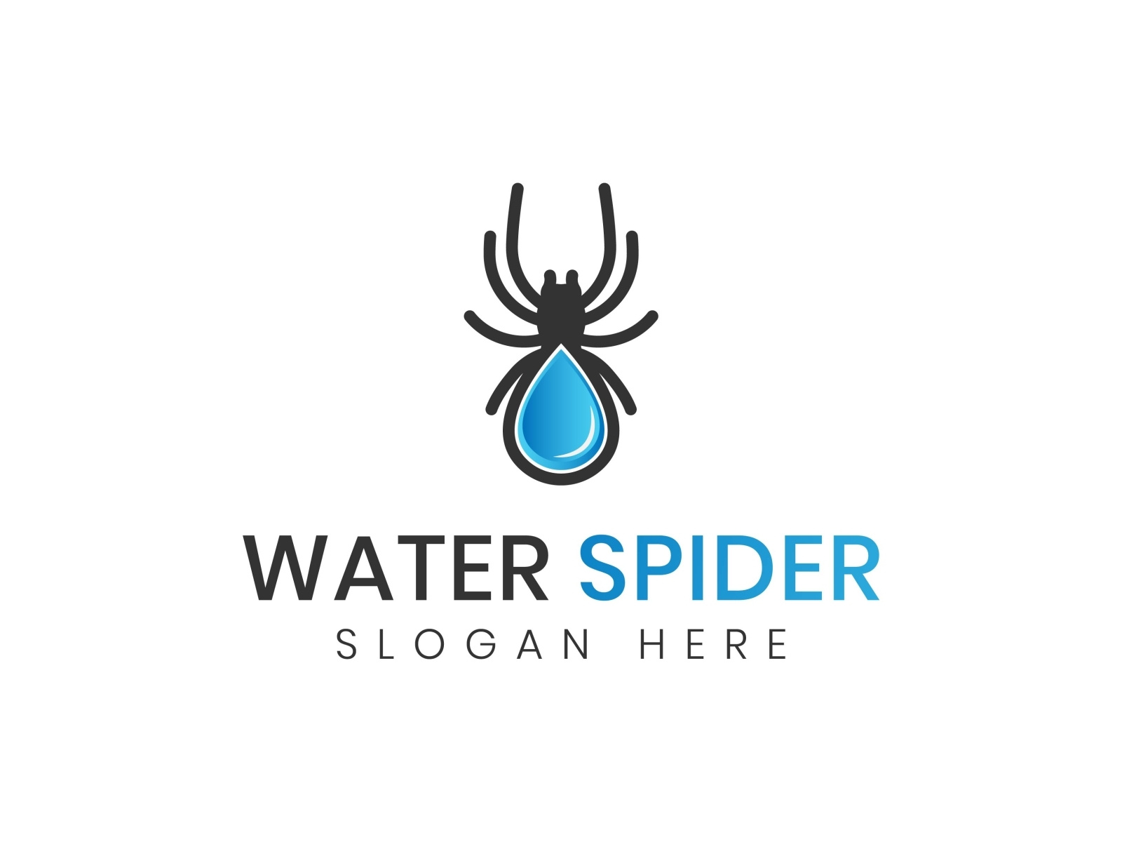 Logo Water Spider Design Template by Fank_art on Dribbble