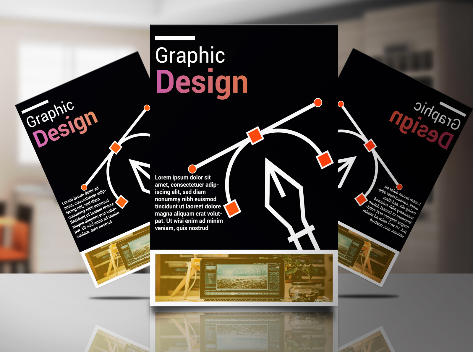 Mockup flyer by Design Expert on Dribbble