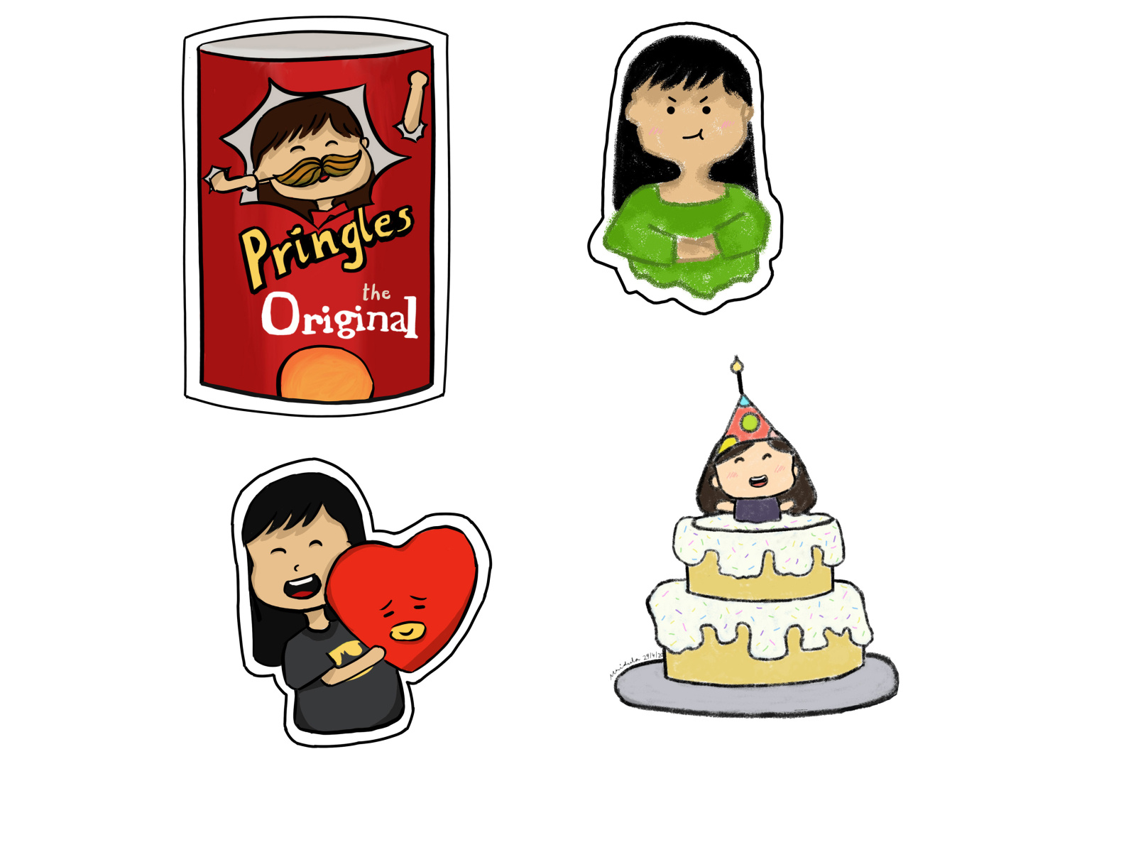 Stickers by Mridula J on Dribbble