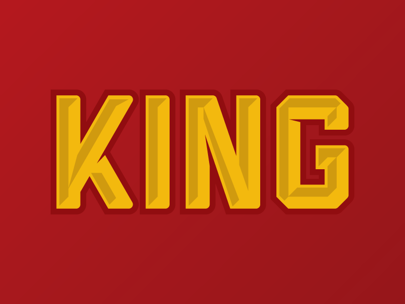 King Type by Brian K Gray on Dribbble