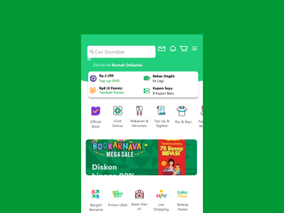 Home Tokopedia by DeSantai on Dribbble