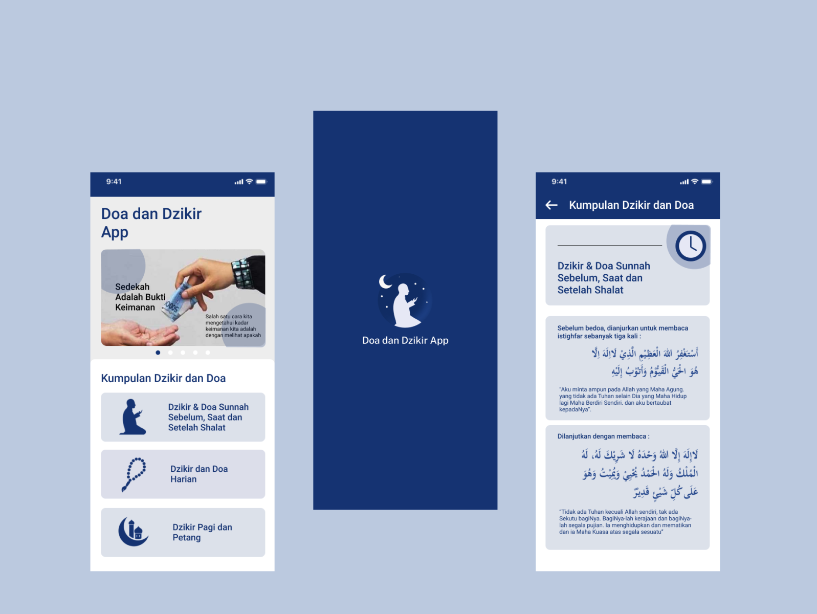 Dzikir App by Isham Hidayatullah on Dribbble