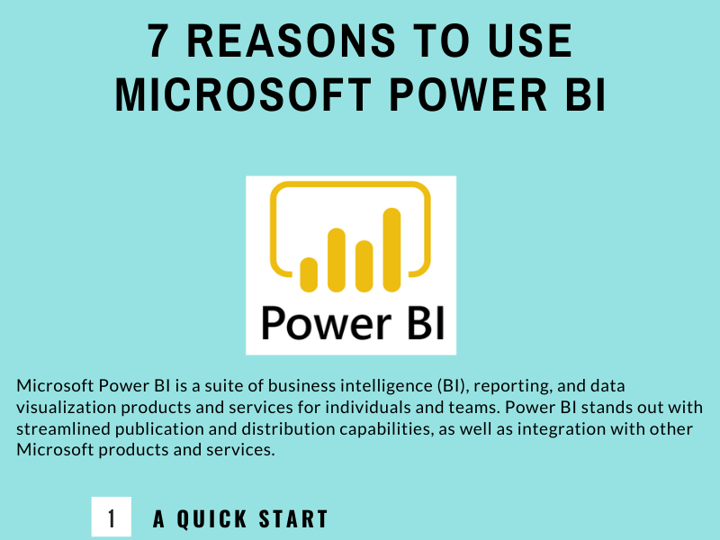 7 reasons to use Microsoft Power BI by Addend Analytics on Dribbble
