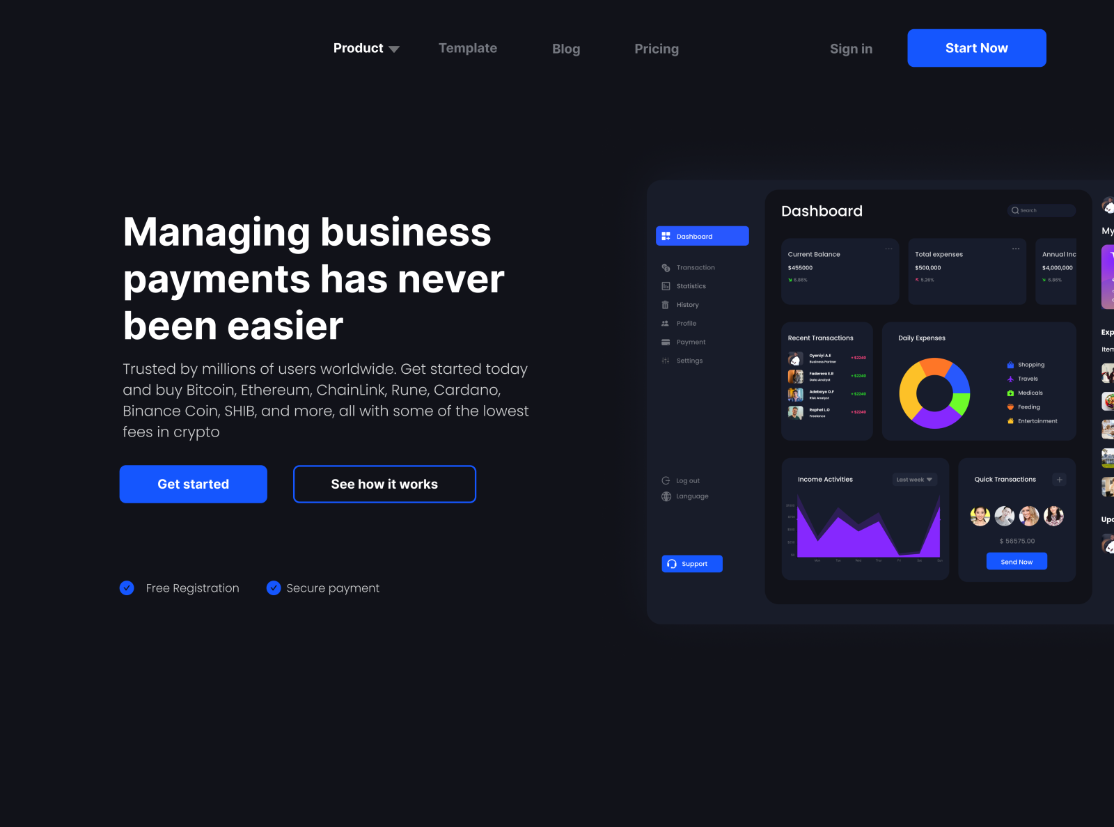 LANDING PAGE DESIGN by Oyeniyi Adedoyin on Dribbble
