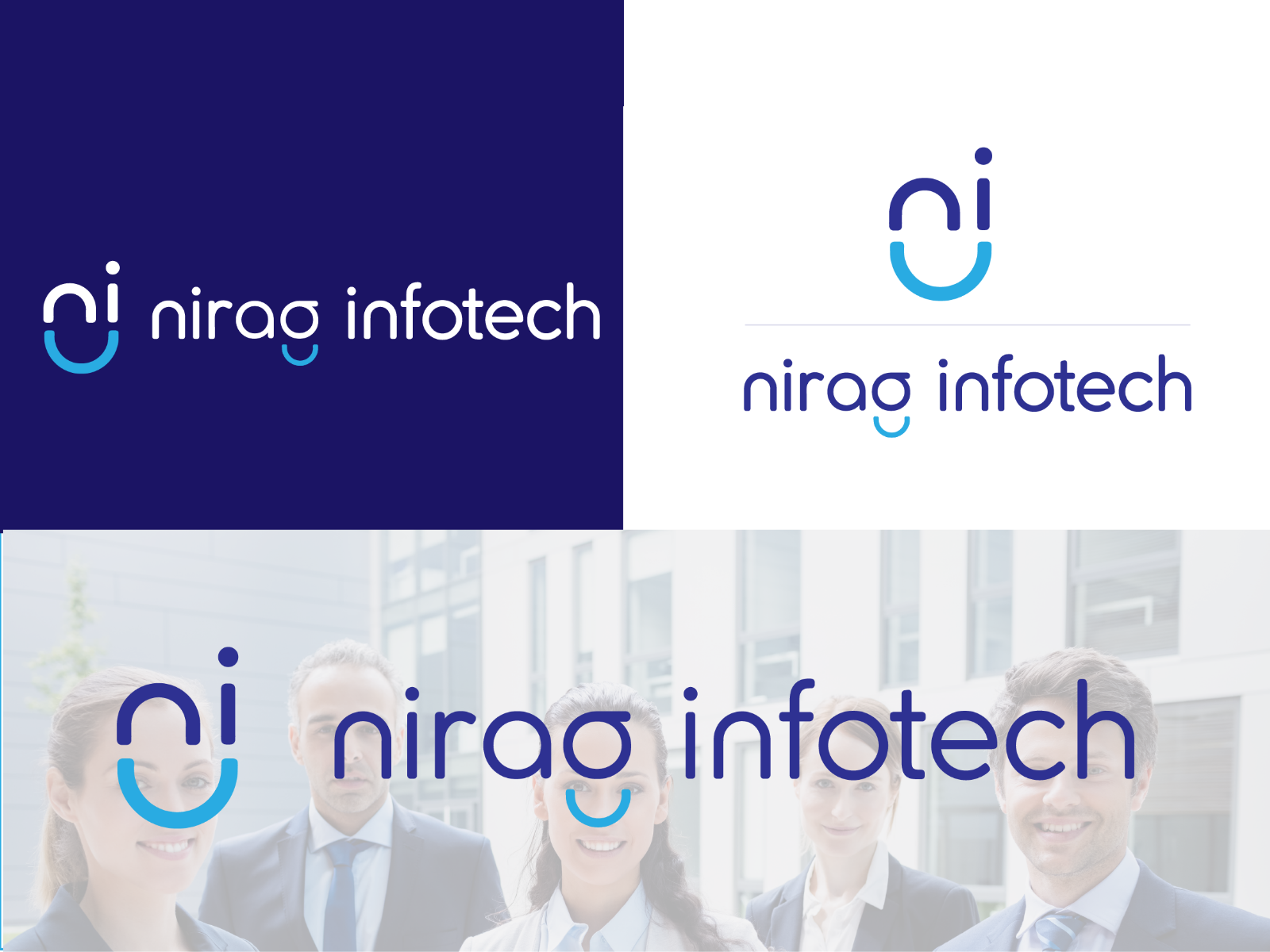 Nirag Infotech Logo by keshav bagga on Dribbble