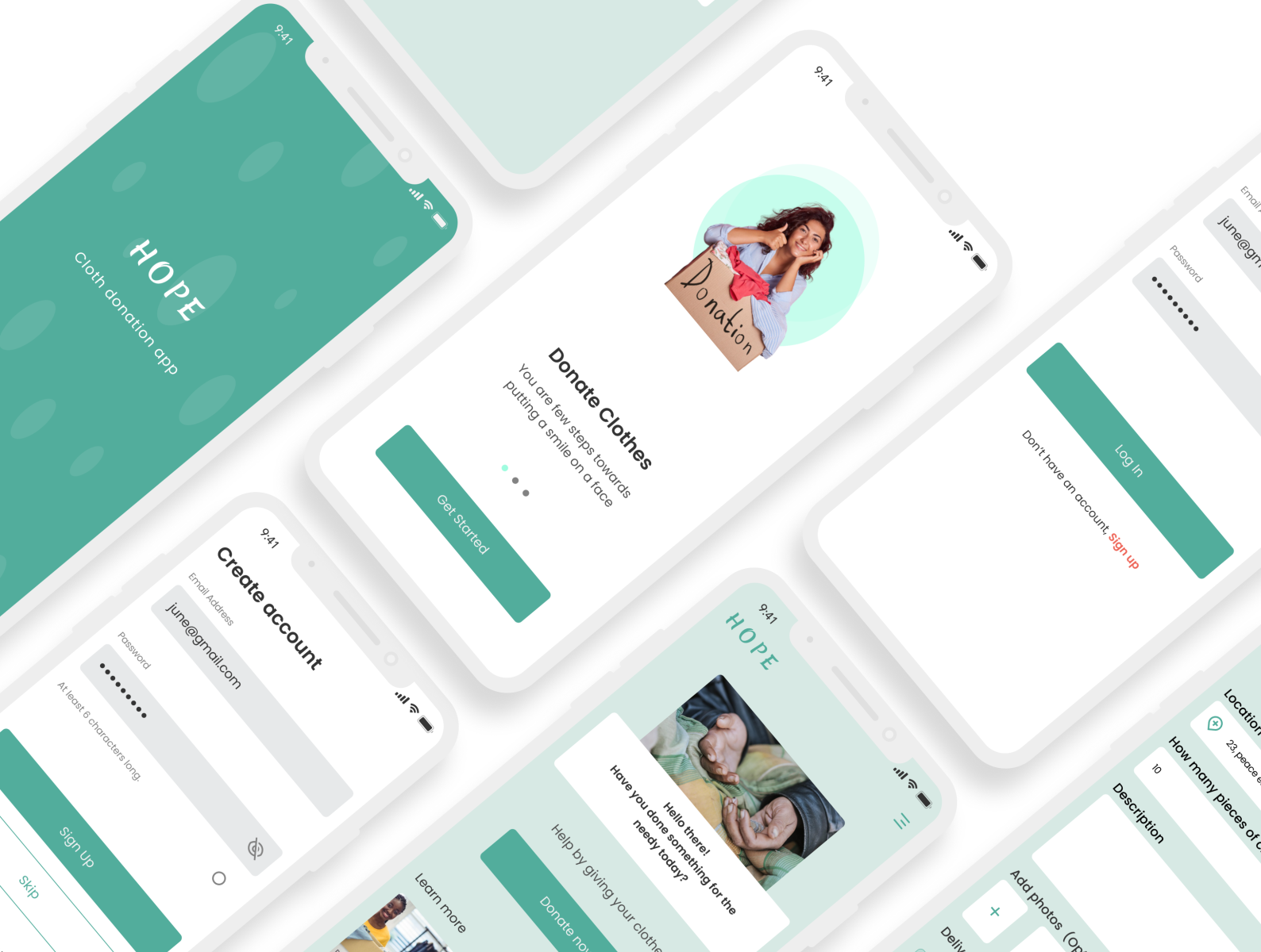 Cloth donation app by uche chineke on Dribbble