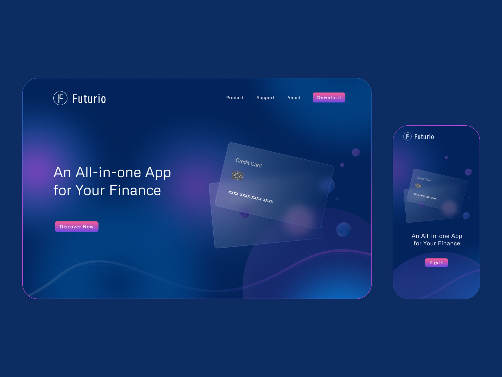 FinTech App UI Design & Branding by Jenny Hsu on Dribbble