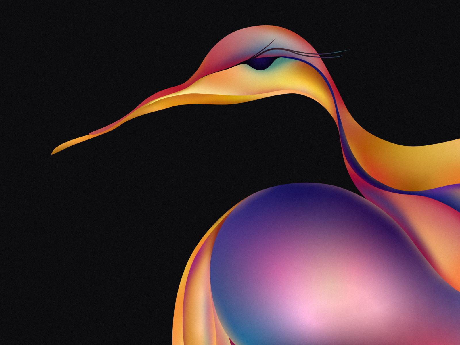 Gradient Bird by RSFBR on Dribbble