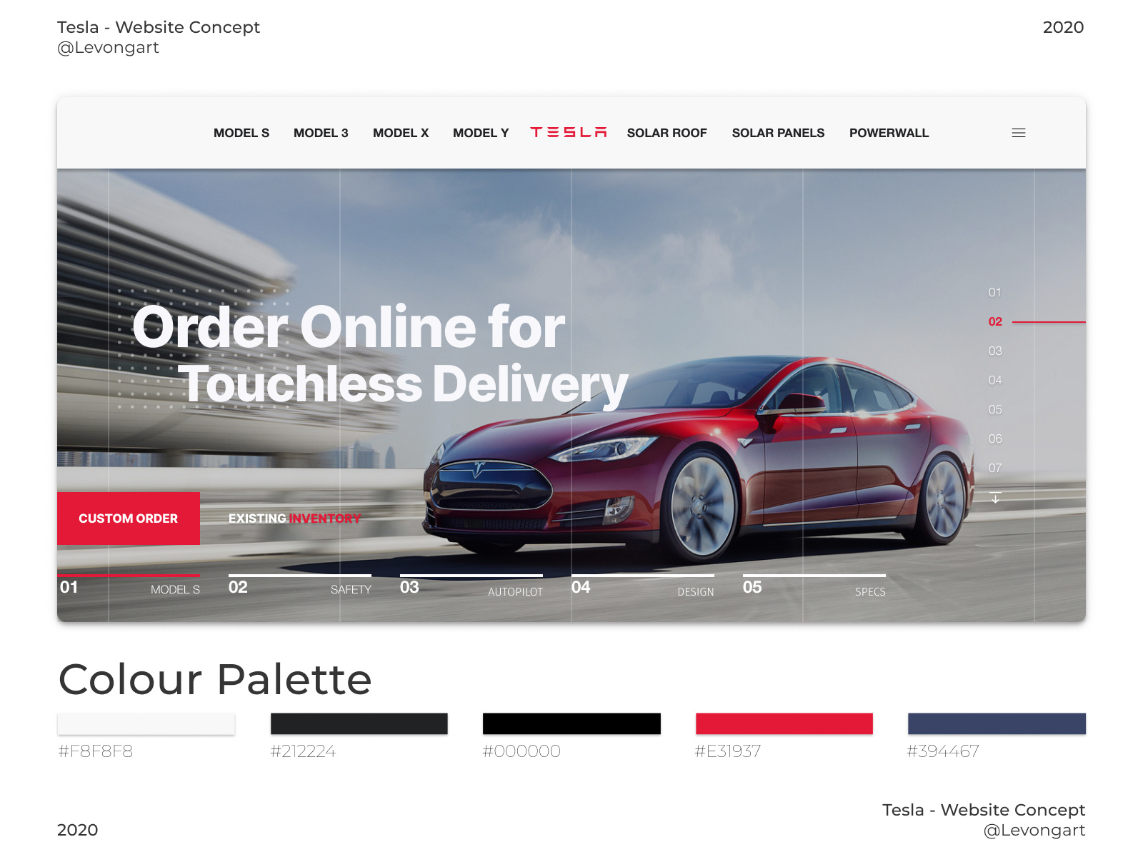 Tesla - Website Concept by Lev on Dribbble