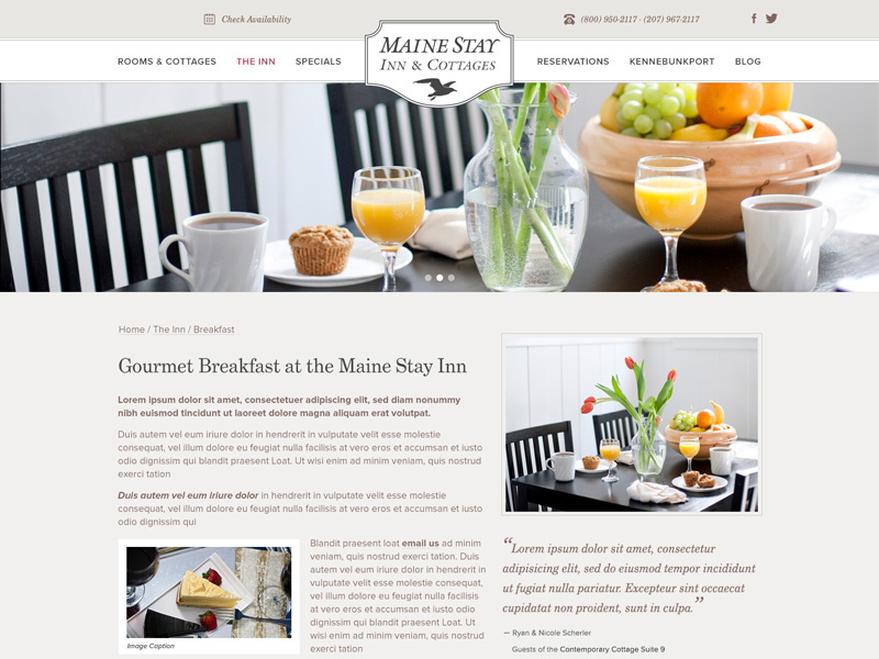 Sub Page by Ryan Scherler on Dribbble