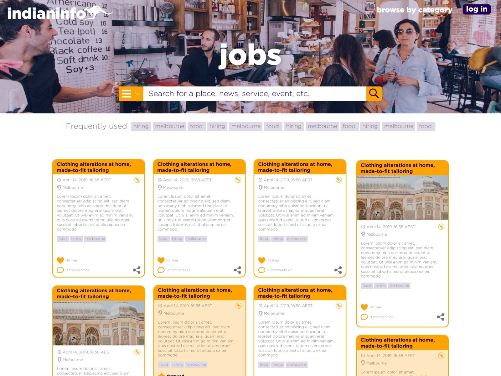 Custom Classified Ads Web Design by Katie Klebanov on Dribbble