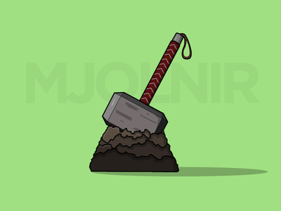 Vector Mjolnir by tintyUX on Dribbble
