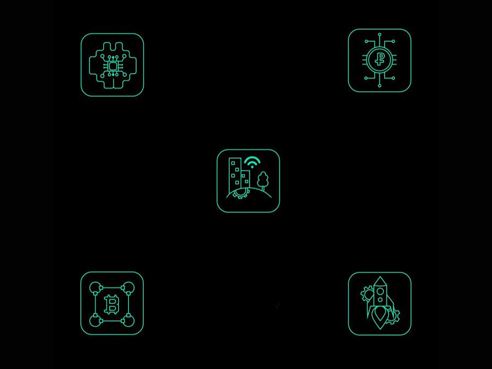 futuristic icons by Stefaniya on Dribbble