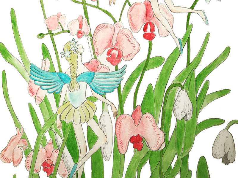 Flower Elf... by April-design on Dribbble