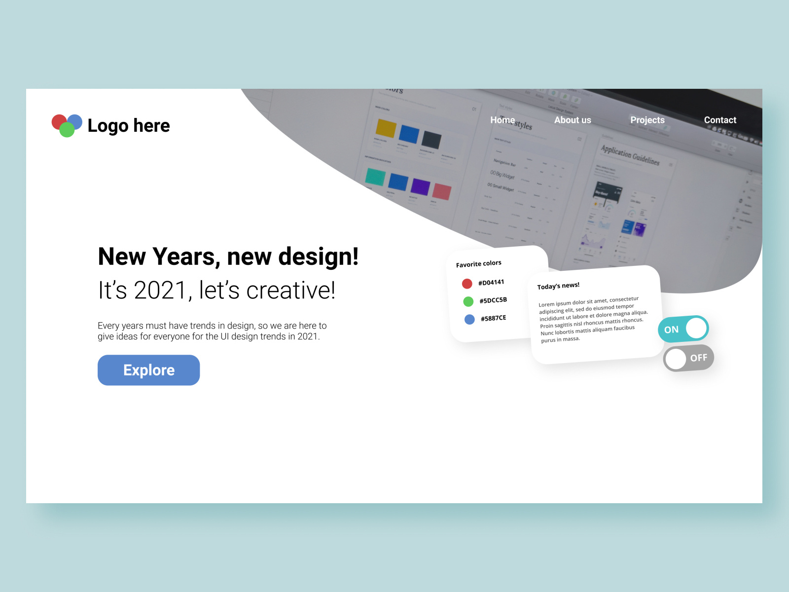 2021 Design Trends Landing page design by Teuku Muhammad Reza Zusman on ...