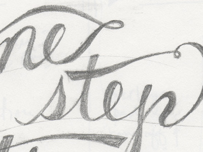 One Step—Preliminary Sketch by liping vong on Dribbble