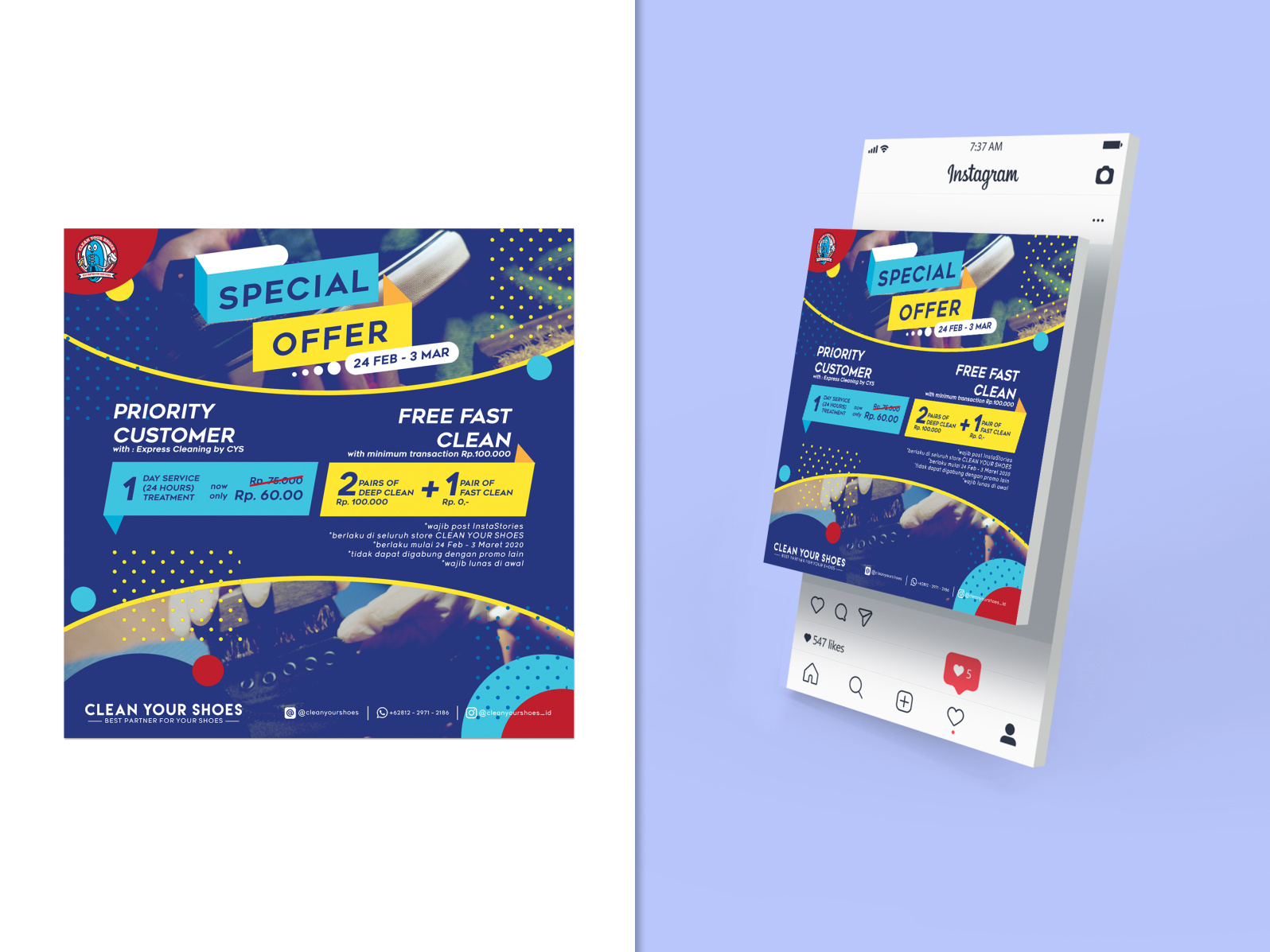 Promo Flyer Ideas for Instagram Post by Mifta Budi Setiadi | Virtue ...