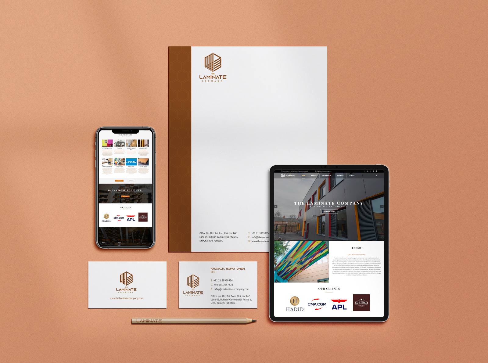 The Laminate Stationery Design by Zera Creative Agency on Dribbble