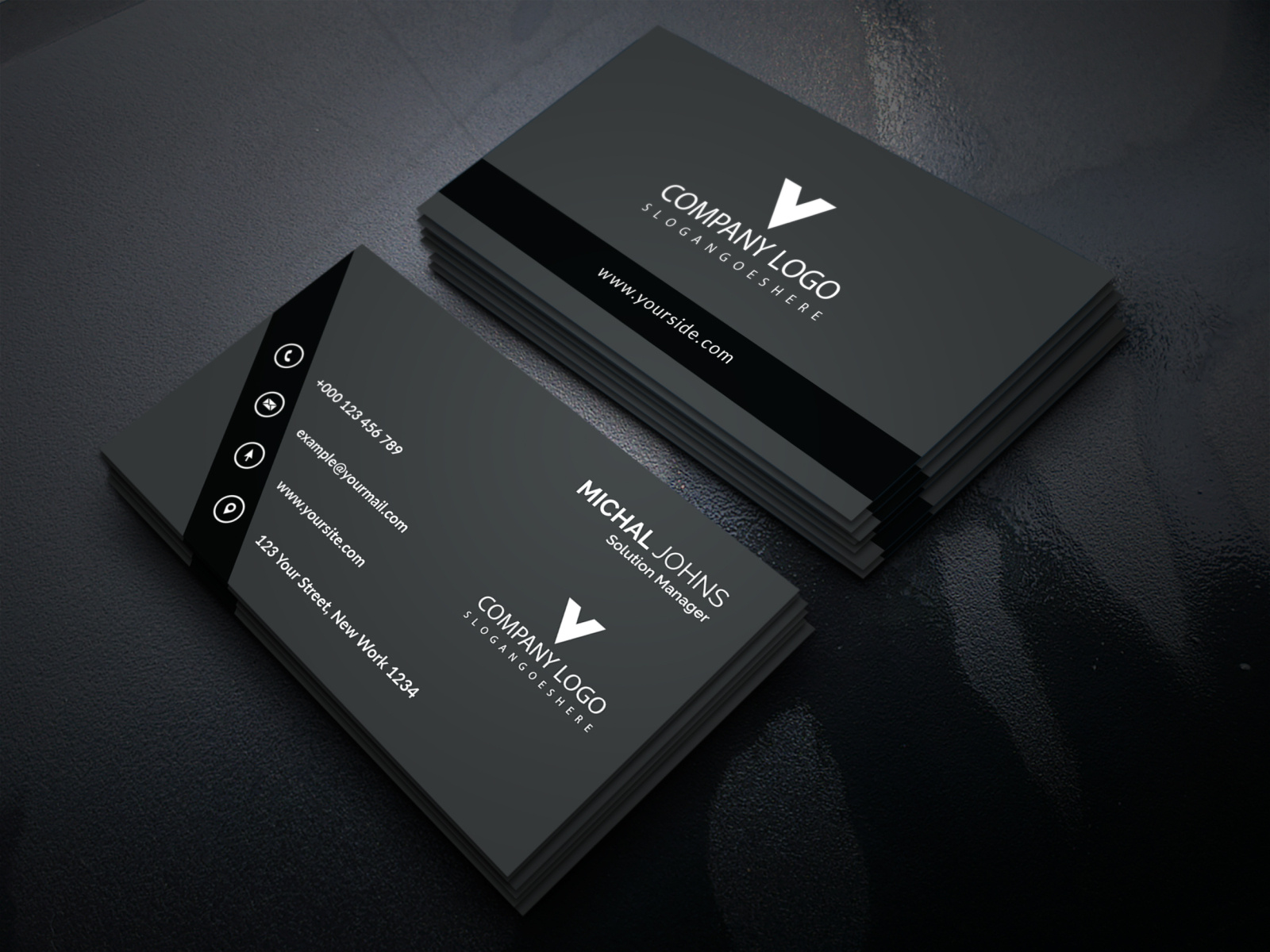 Unique Creative Modern Professional Business Card Design By Shifat 