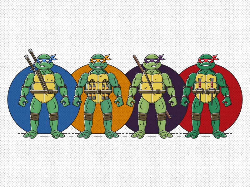 Teenage Mutant Ninja Turtles by Shane O'Brien on Dribbble