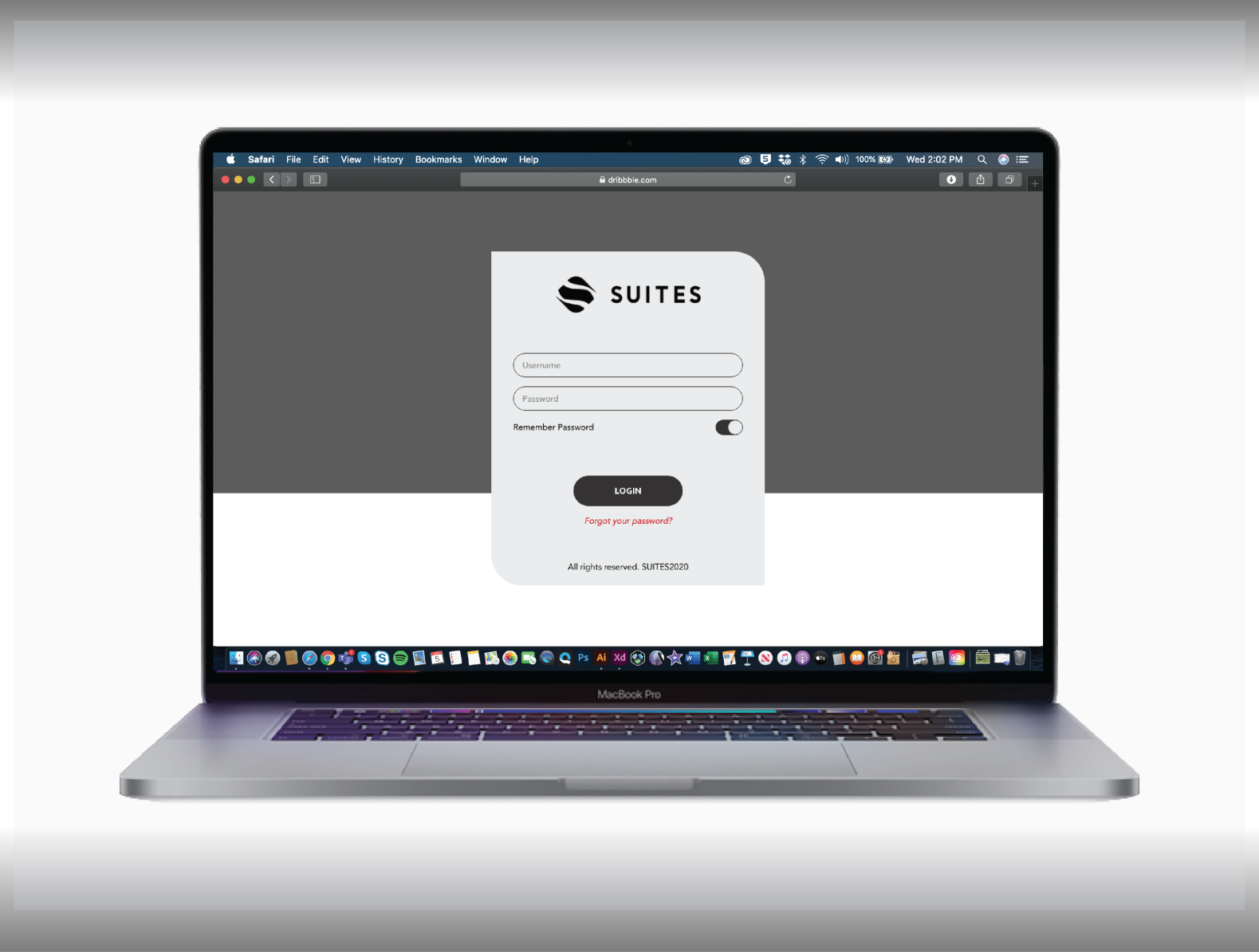 Basic Login Screen by Ironwillfortless on Dribbble