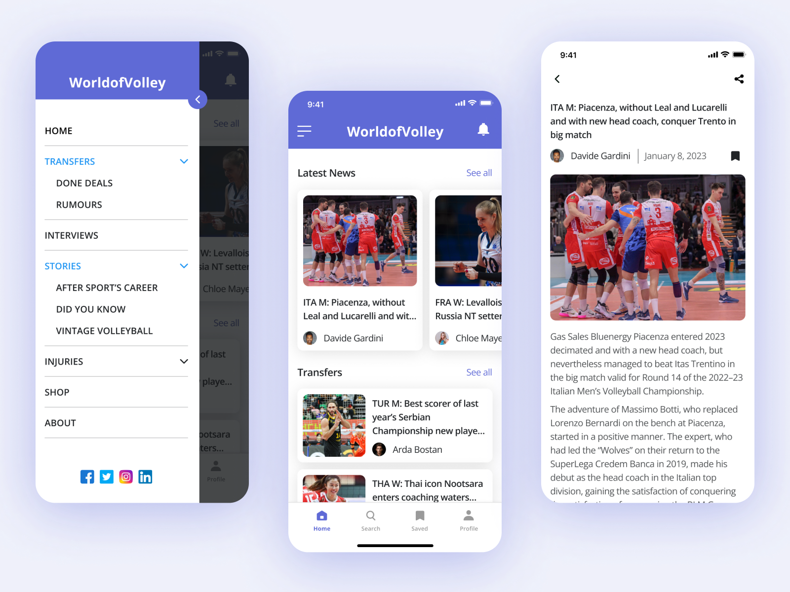 WorldofVolley Mobile App - Volleyball News by Sahrul Rizal on Dribbble WorldofVolley Mobile App - Volleyball News by Sahrul Rizal on Dribbble