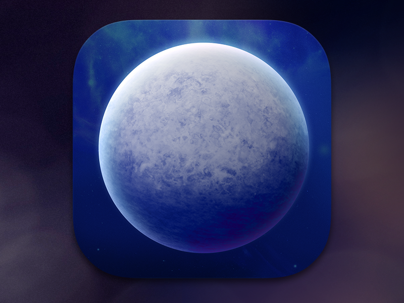 Planet Icon by Vadym Grin on Dribbble
