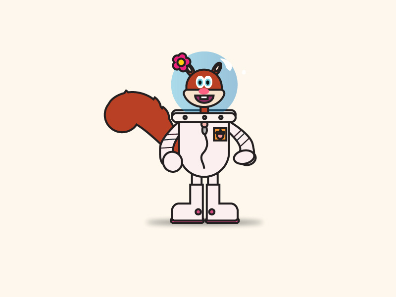 Sandy Cheeks by Abduallah Badr on Dribbble