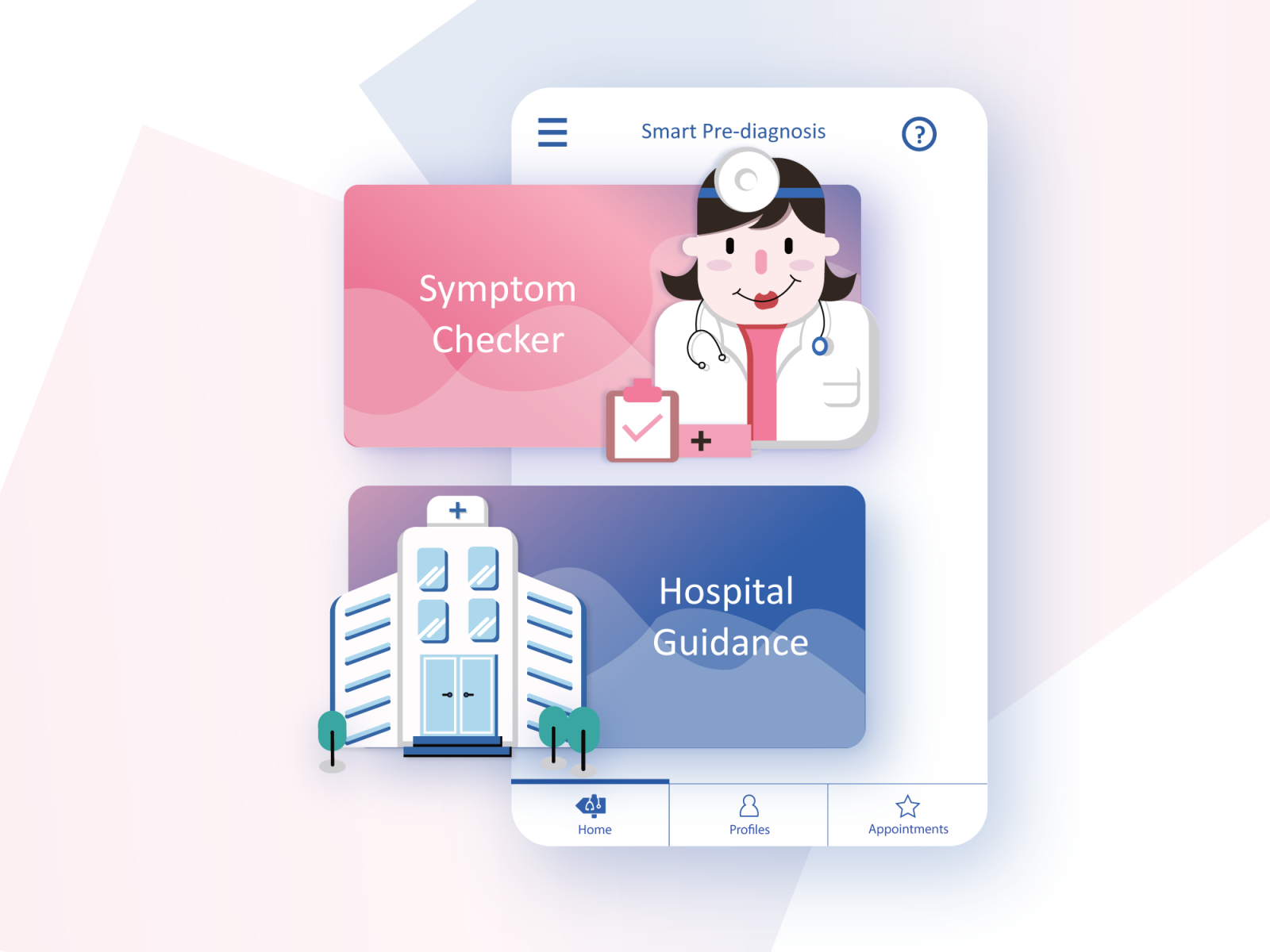 Health Pal: a pre diagnosis system by Wenna Z on Dribbble
