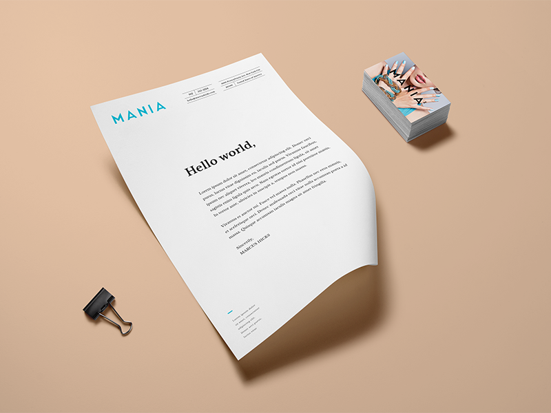 Mania - Branding by Adriano Clemense on Dribbble