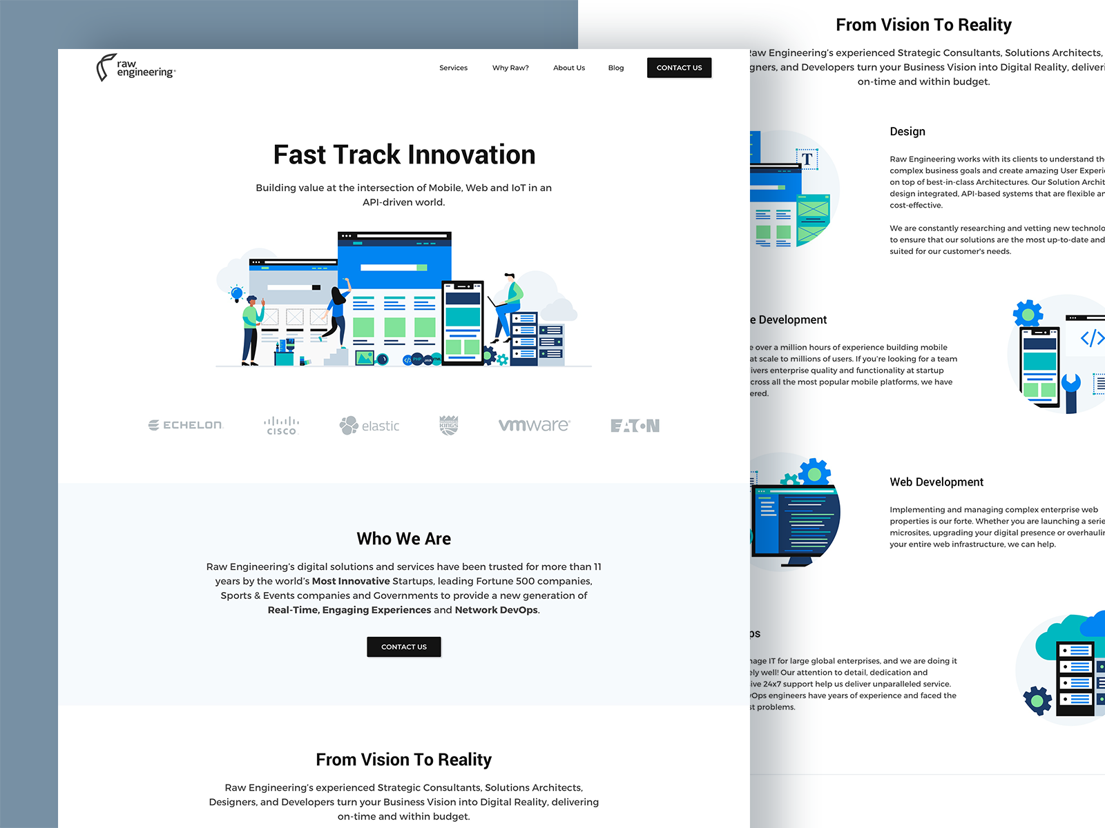Raw Engineering Home Page by tushar kadam on Dribbble