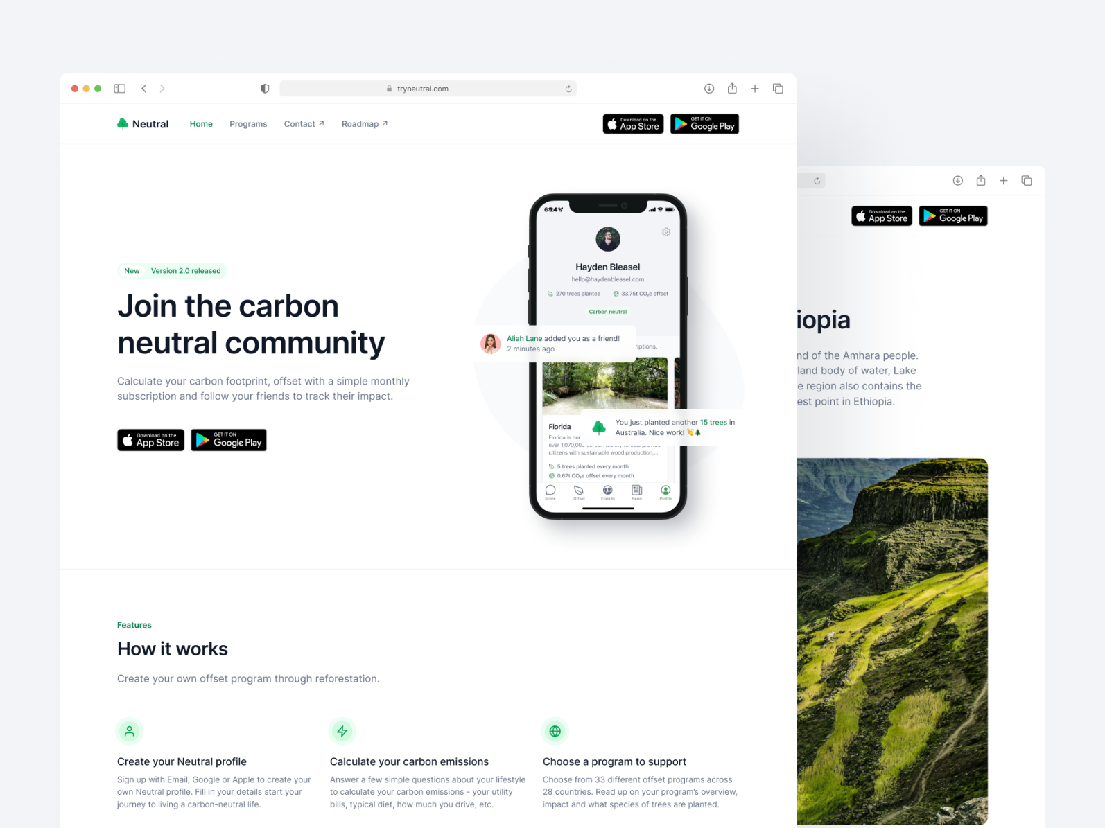 Neutral Website by Hayden Bleasel on Dribbble