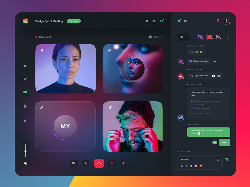 Called-Video Call App by Mehmet Özsoy on Dribbble
