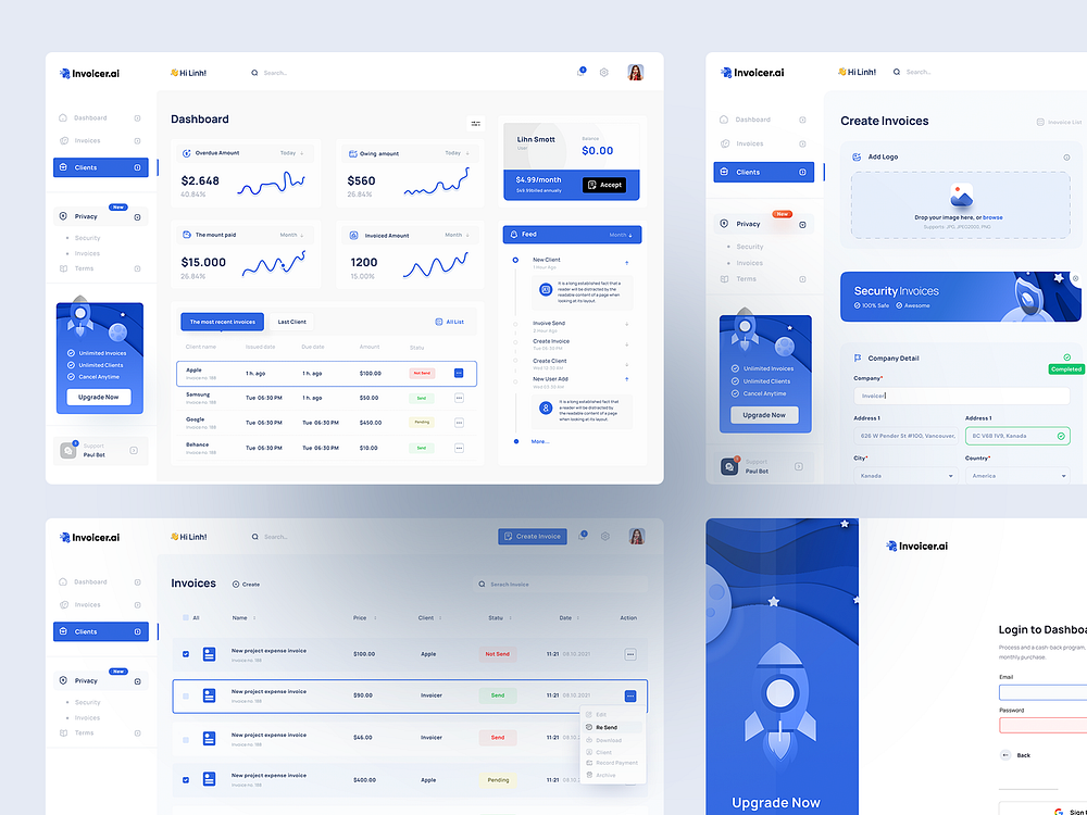 Finance - Mobile App-Part2 by Mehmet Özsoy on Dribbble