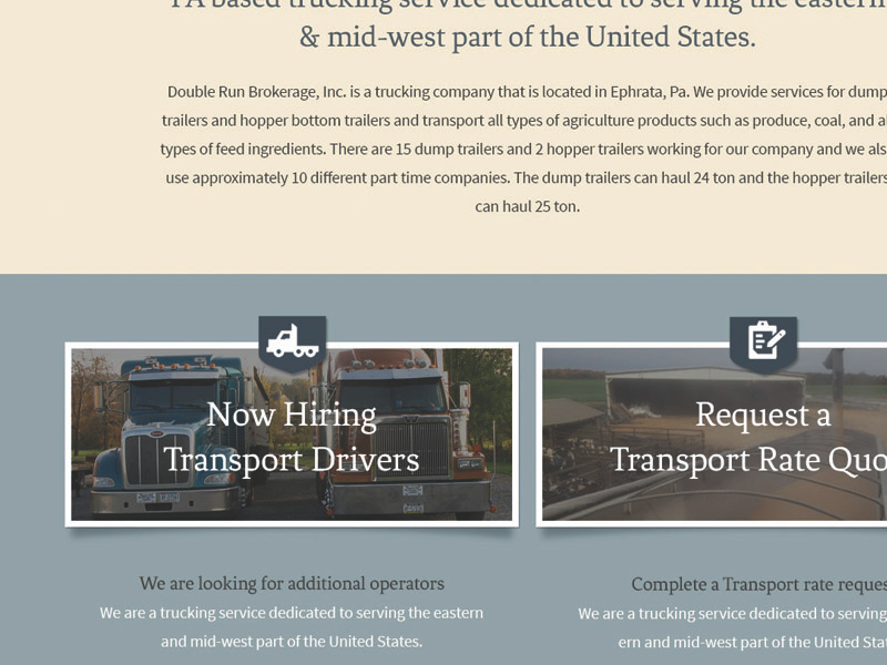 Double Run Homepage WIP 2 by Frederic Rodriguez II on Dribbble